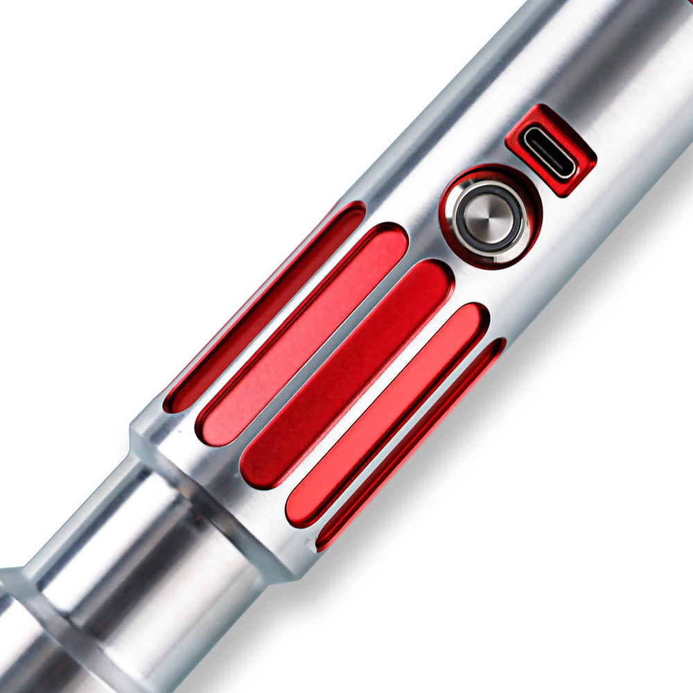 SaberCustom Dueling Bluetooth Lightsaber Neopixel 16 Sound Fonts Infin