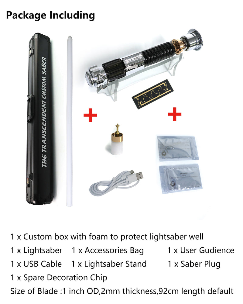 SaberCustom Obi Wan Lightsaber Proffie Board Neopixel Saber